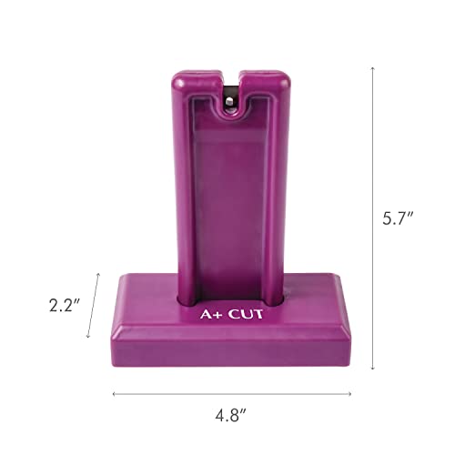 Ideaworks Upright Thread Cutter For Quilting, Sewing - Safe Snipper, 2.2" x 4.8" x 5.7", Purple, Standard