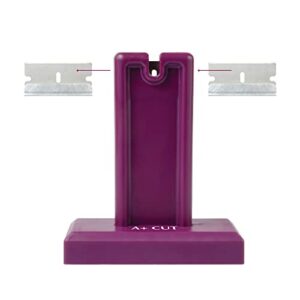 Ideaworks Upright Thread Cutter For Quilting, Sewing - Safe Snipper, 2.2" x 4.8" x 5.7", Purple, Standard