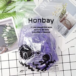 Honbay 1PCS Empty Mesh Yarn Storage Bags Round Portable Yarn Organizer Case Knitting Bag Sewing Storage Tote Bag for Storing Yarn Balls (11.8")