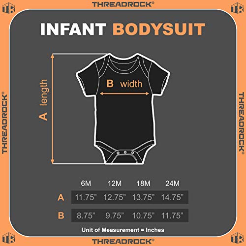 Threadrock Taco & Taquito Infant Bodysuit & Men's T-Shirt Matching Set (Baby: 12M, Charcoal|Men's: XL, Charcoal)