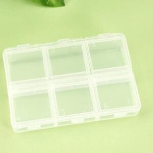 Diamond Painting Storage Container - Transparent Box - 5D Painting Accessories for Beads, Buttons, Seeds, Studs