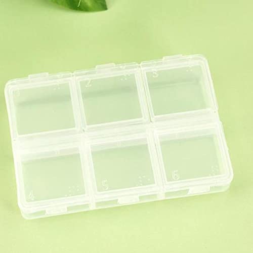 Diamond Painting Storage Container - Transparent Box - 5D Painting Accessories for Beads, Buttons, Seeds, Studs