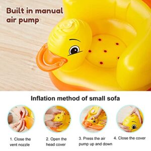 Baby Inflatable Seat for Babies 3-36 Months Built in Air Pump Infant Back Support Baby Chairs Infant Support Seat Toddler Chair for Sitting Up Baby Shower Chair Floor Seat Suiotable for Baby Gift