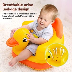 Baby Inflatable Seat for Babies 3-36 Months Built in Air Pump Infant Back Support Baby Chairs Infant Support Seat Toddler Chair for Sitting Up Baby Shower Chair Floor Seat Suiotable for Baby Gift