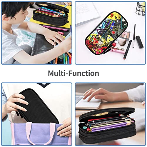 Cartoon Pencil Case Multifunction Large Capacity Pen Case Pencil Pouch for Boys Girls