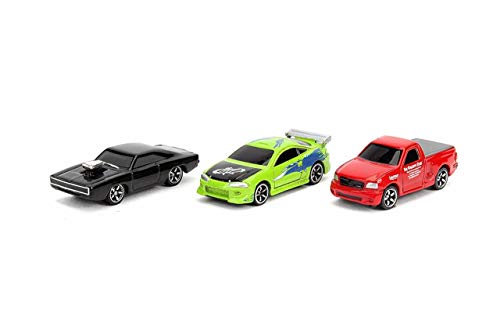 Fast & Furious 1.65" Nano 3-Pack Die-cast Cars, Toys for Kids and Adults