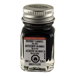 testor’s 1149tt 1/4 oz black flat enamel hobby paint