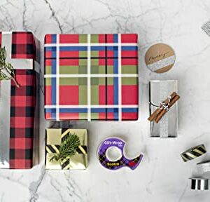 Scotch Gift Wrapping Pack, Includes Gift-Wrap tape, Multi-Purpose Scissors, Expressions Washi Tape, Makes your gifts look great (GiftPack-HOL20)