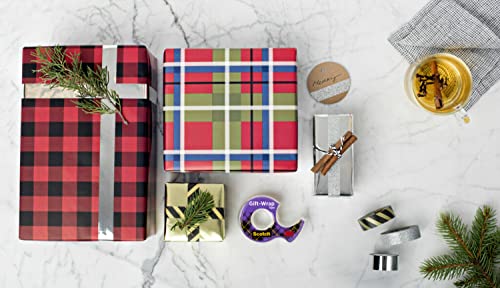 Scotch Gift Wrapping Pack, Includes Gift-Wrap tape, Multi-Purpose Scissors, Expressions Washi Tape, Makes your gifts look great (GiftPack-HOL20)