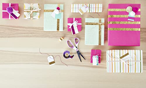 Scotch Gift Wrapping Pack, Includes Gift-Wrap tape, Multi-Purpose Scissors, Expressions Washi Tape, Makes your gifts look great (GiftPack-HOL20)