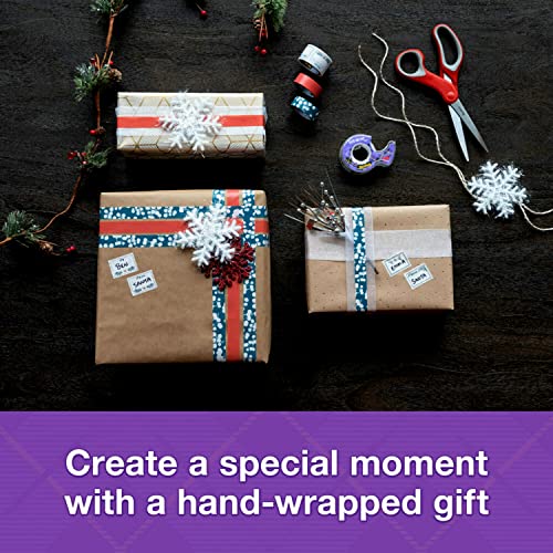 Scotch Gift Wrapping Pack, Includes Gift-Wrap tape, Multi-Purpose Scissors, Expressions Washi Tape, Makes your gifts look great (GiftPack-HOL20)