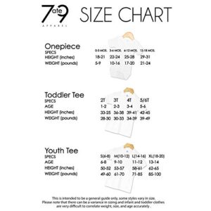 7 ate 9 Apparel Baby Boy's Born to Kick Onepiece 3-6 Months Black and White