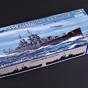 Trumpeter 1/700 USS Baltimore CA68 Heavy Cruiser 1943 Model Kit