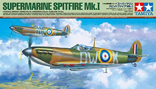 Tamiya 61119 1/48 Supermarine Spitfire MK.I Plastic Model Airplane Kit