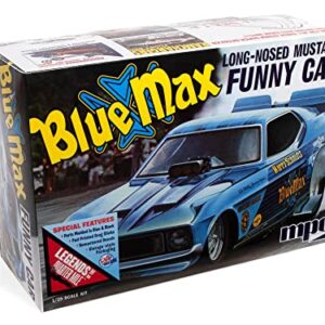 MPC Blue Max Long Nose Mustang Funny Car 1:25 Scale Model Kit