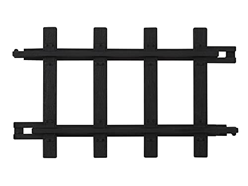 Lionel Ready-to-Play Straight Track Pack, 6-1/4”, 12 pieces, Black