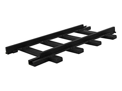 Lionel Ready-to-Play Straight Track Pack, 6-1/4”, 12 pieces, Black