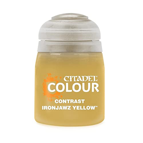 Citadel Contrast Paint - Ironjawz Yellow - 18ml Pot