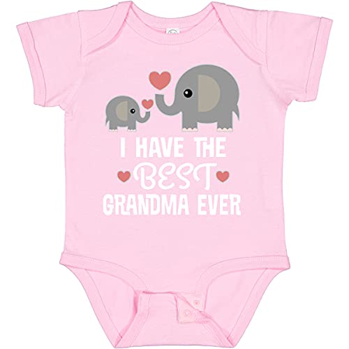 inktastic Grandchild Best Grandma Ever Baby Bodysuit 6 Months 0080 Pink 29ce0