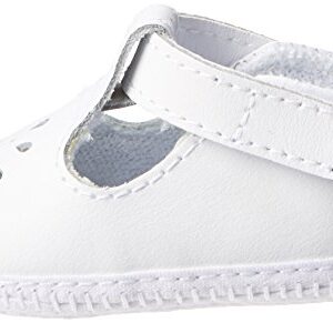 Baby Deer, Baby-Girls Crib Shoe, White, 00(Preemie)