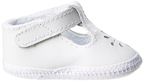 Baby Deer, Baby-Girls Crib Shoe, White, 00(Preemie)