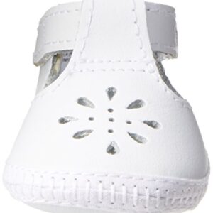 Baby Deer, Baby-Girls Crib Shoe, White, 00(Preemie)