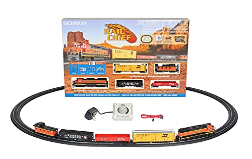 Bachmann Trains - Rail Chief Ready To Run 130 Piece Electric Train Set - HO Scale