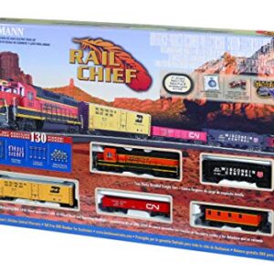 Bachmann Trains - Rail Chief Ready To Run 130 Piece Electric Train Set - HO Scale