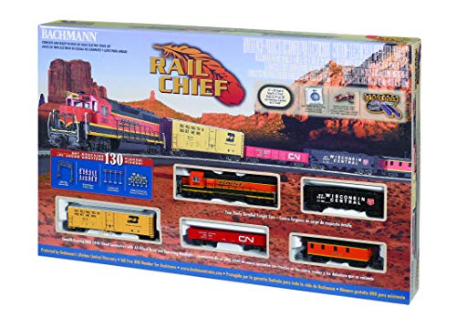 Bachmann Trains - Rail Chief Ready To Run 130 Piece Electric Train Set - HO Scale