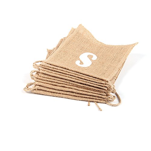 Junxia Swallowtail Shaped Banners Natural Burlap Baby Shower Banner with Jute Cord Party Decoration