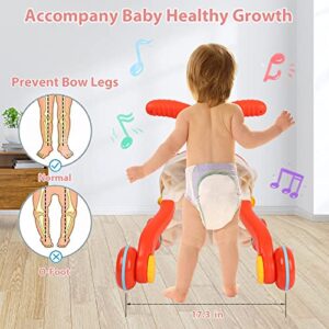 GLÜCK Baby Walker for Baby Boys Girls - Baby Sit to Stand Learning Walkers & Activity Table Center, Baby Bouncer Jumper, Early Educational Toddler Push Walker,Infant Standing Toys for 12 to 36 Months