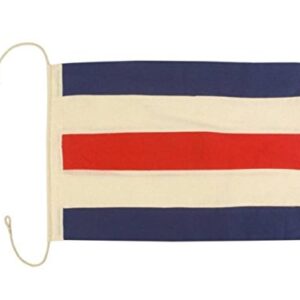 Hampton Nautical Letter F Nautical Cloth Alphabet Flag, Letter C