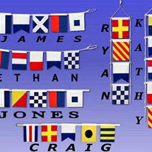 Hampton Nautical Letter F Nautical Cloth Alphabet Flag, Letter C