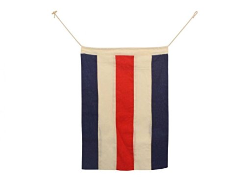 Hampton Nautical Letter F Nautical Cloth Alphabet Flag, Letter C