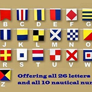 Hampton Nautical Letter F Nautical Cloth Alphabet Flag, Letter C