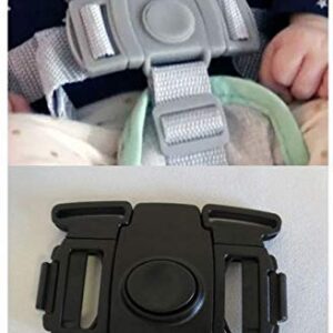 Black 5 Point Harness Buckle Clip Replacement Part for Graco Sense2Soothe Swing Rocker Bouncer Seat Safety for Babies, Toddlers, Kids, Children