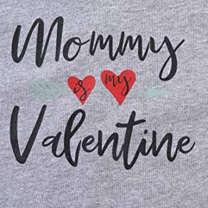 Mommy is My Valentine Shirt Toddler Kids Cotton Long Sleeve Tee Tops Outfit Boys Girls Valentine’s Day Clothes (5-6 Years, Style 2#-Mommy is My Valentine)