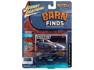 johnny lightning 1964 shelby cobra daytona viking blue met. w/white stripes barn finds ltd ed to 12834 pcs 1/64 diecast model car jlsf023-jlsp231b