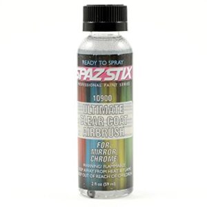 Ultimate Clear Coat Airbrush Paint 2oz - For Mirror Chrome