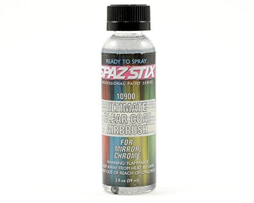 Ultimate Clear Coat Airbrush Paint 2oz - For Mirror Chrome