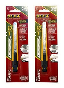 olfa 5023 multi-purpose craft knife , 9mm (2 pack)