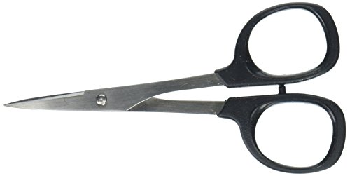 kai 4" Curved Tip Needlecraft Scissors, Black