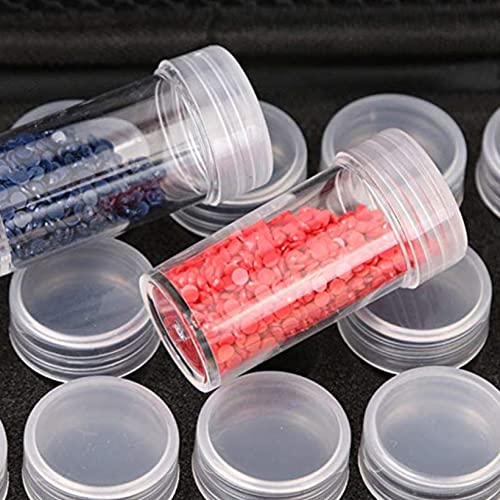 Diamond Painting Storage Bottles Bulk, Multipurpose Beads Container Transparent Diamond Art Accessories for Studs