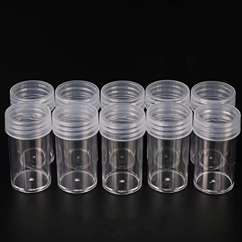 Bulk Diamond Painting Storage Container, 2/10/20/60/90 Transparent Bottles, Bead Storage Organizer for Crystal Bead