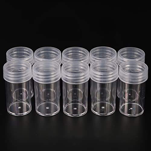 Bulk Diamond Painting Storage Container, 2/10/20/60/90 Transparent Bottles, Bead Storage Organizer for Crystal Bead