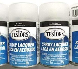 4 Pack of the Testors Dullcote Spray Lacquer 3oz