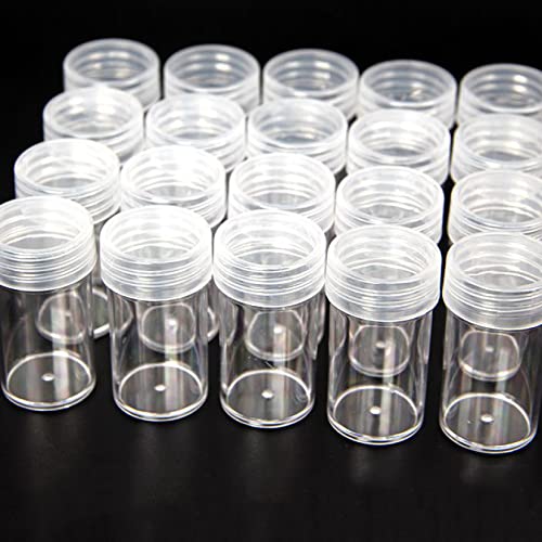 Transparent Diamond Painting Bottles, Bulk Storage Bottles Beads Organizers for Beads Seeds Nail Art Rhinestones