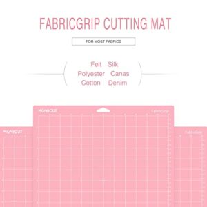 Monicut 2 Pcs Fabricgrip Cutting Mat for Cricut Maker 3/Maker/Explore 3/Air 2/Air/One 12"x12" Replacement Cutting Mats for Cricut Cutting Mats for DIY Projects