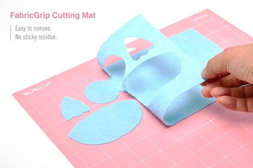 Monicut 2 Pcs Fabricgrip Cutting Mat for Cricut Maker 3/Maker/Explore 3/Air 2/Air/One 12"x12" Replacement Cutting Mats for Cricut Cutting Mats for DIY Projects