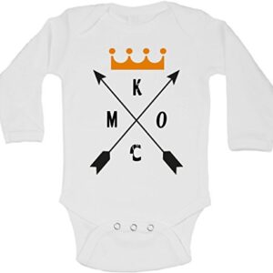 Little Royaltee Shirts Cute Kids Kansas City Onesie Kcmo Arrow Trendy 3-6 Months, White